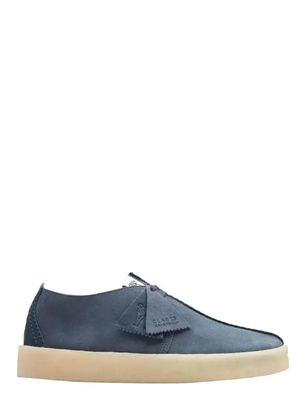 Clarks Suede Trek Cup Shoes - Blue