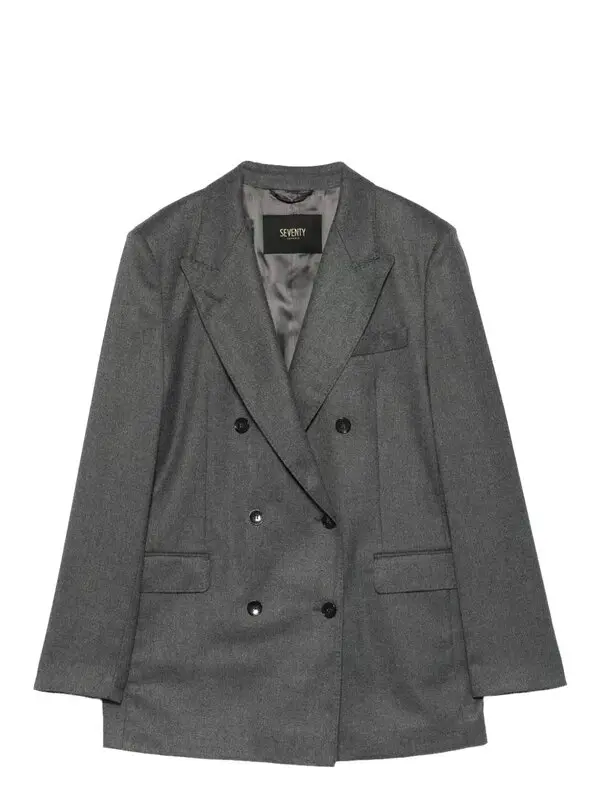 Seventy Double-breasted Blazer - Grey