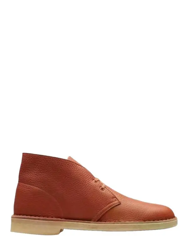 Clarks Leather Desert Boots - Orange
