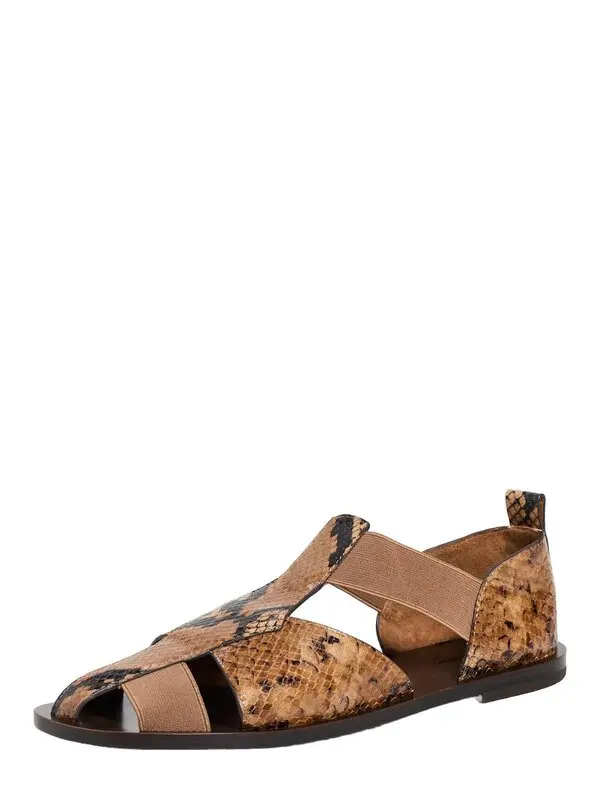 Tory Burch Fisherman Sandals - Brown Multi