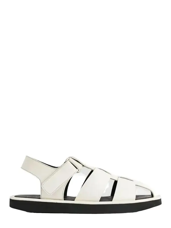 Studio Nicholson Fisherman Leather Sandals - White