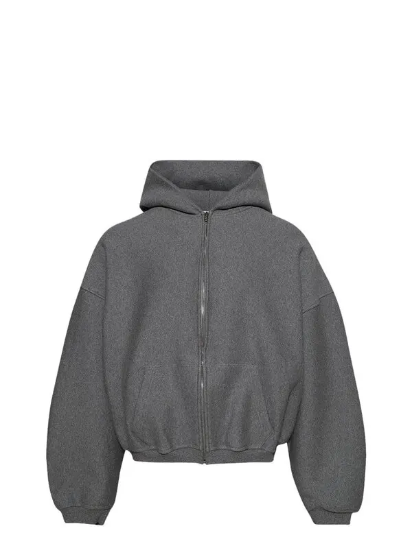 Alexander Wang Zip-up Hoodie With Matte Star Logo - A