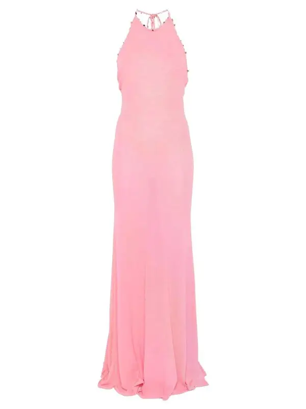 Christopher Esber Halterneck Dress - Pink