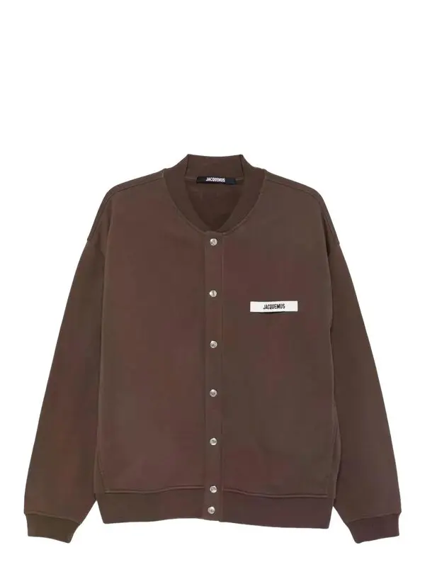 Jacquemus The Gros Grain Press-stud Cardigan - Brown