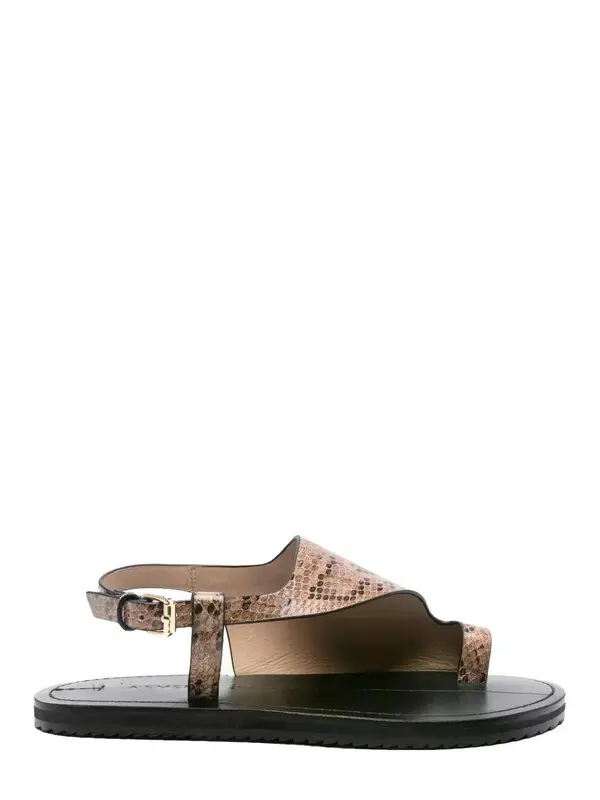A.emery Milne Flat Sandals - Brown