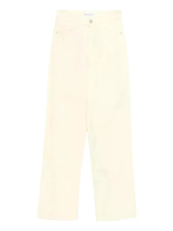 Marc O'polo Organic Cotton-blend Straight-leg Jeans - Yellow