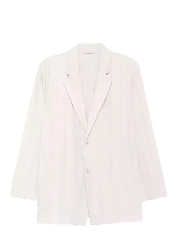 Issey Miyake Striped Blazer - Neutrals