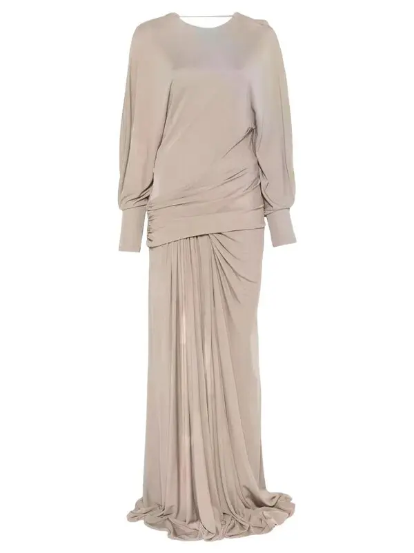 Christopher Esber Draped Jersey Dress - Grey