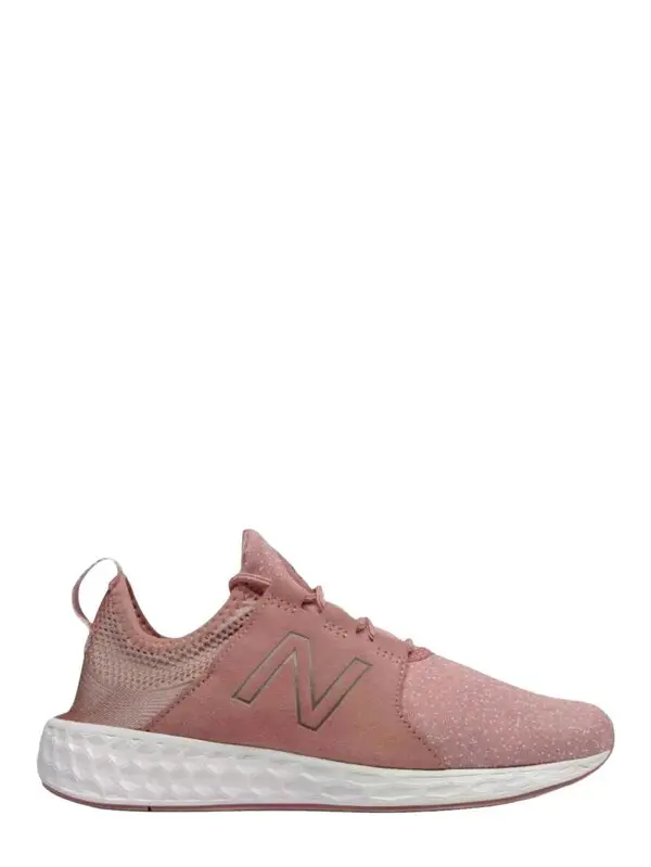 NEW BALANCE Speckled Suede Low-top Trainers - Pink