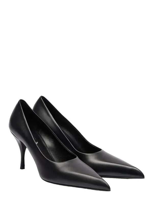 Prada Leather Pumps - Black