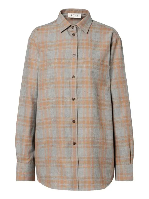 RÓHE Checked Shirt - Multicoloured