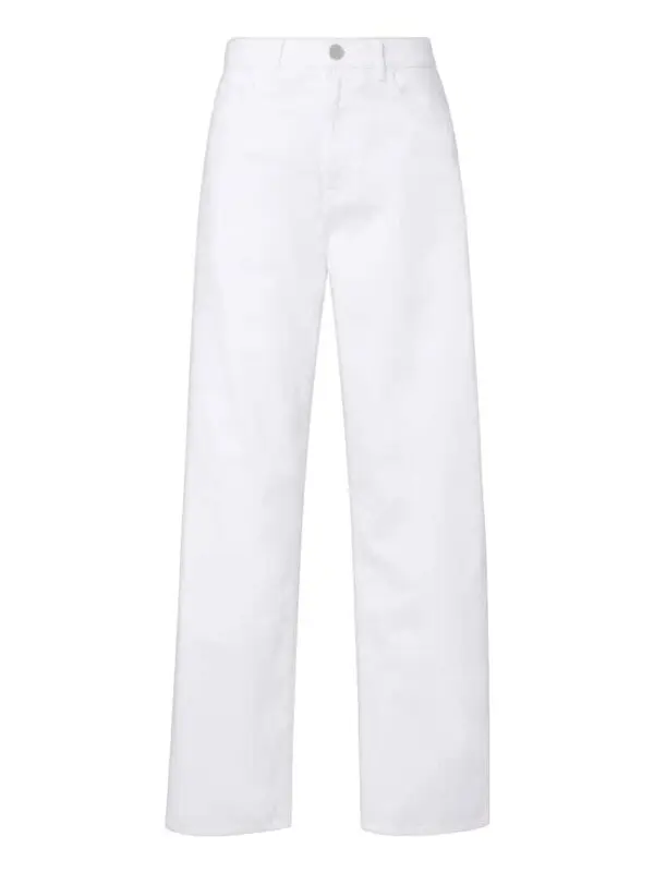 RÓHE Low-rise Wide-leg Jeans - White