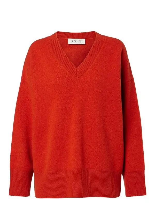 RÓHE Wool-blend Sweater - Orange