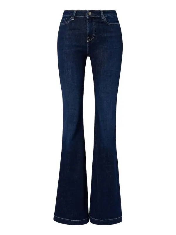 Ag Tropea High-rise Flare Jeans - Blue