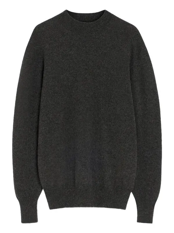LEMAIRE Mock Neck Knitwear - Grey