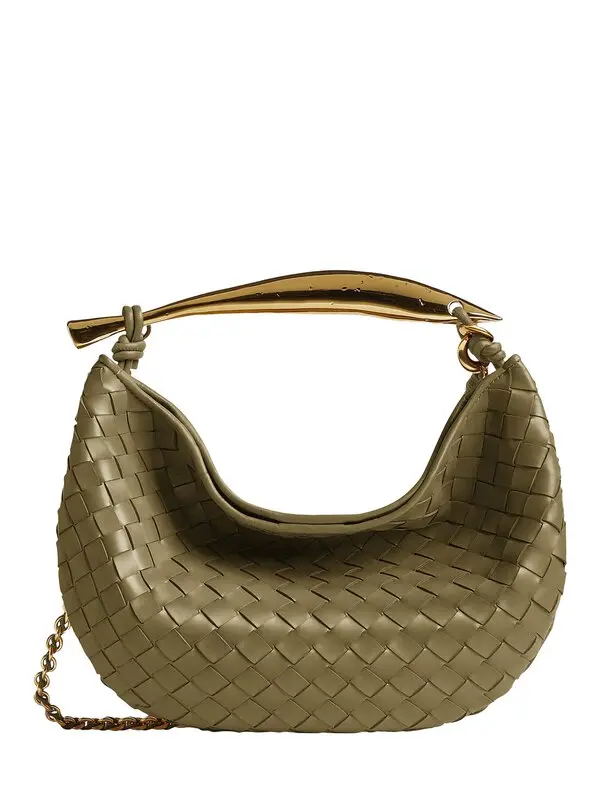 Bottega Veneta Sardine Shoulder Bag - Grey