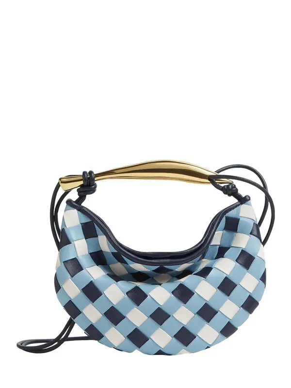 Bottega Veneta Sardine Cross-body Bag - Blue