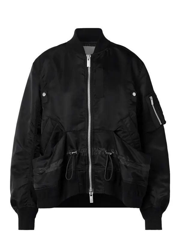 Sacai Shell Bomber Jacket - Black