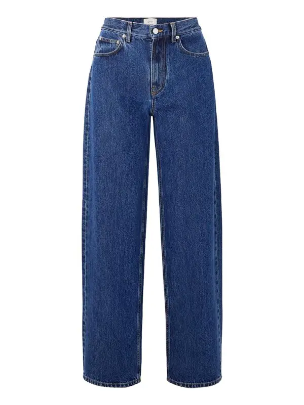 Loulou De Saison Samur High-rise Straight-leg Jeans - Blue