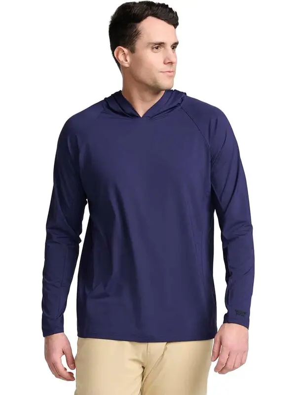PXG Tour Hooded Raglan Pullover - Navy