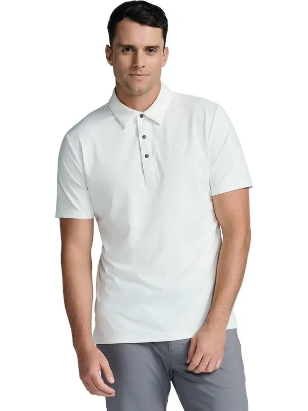 PXG Athletic Fit Sport Pique Polo - White