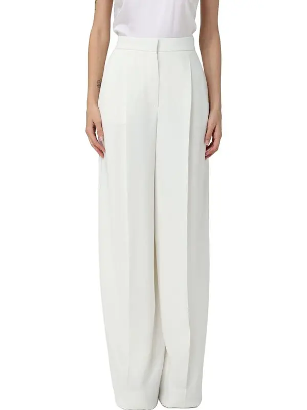 Max Mara Wide Leg Trousers - White