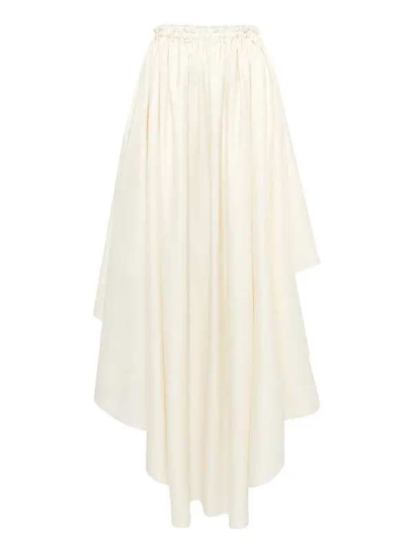 Gabriela Hearst Dea Pleated Maxi Skirt - Ivory