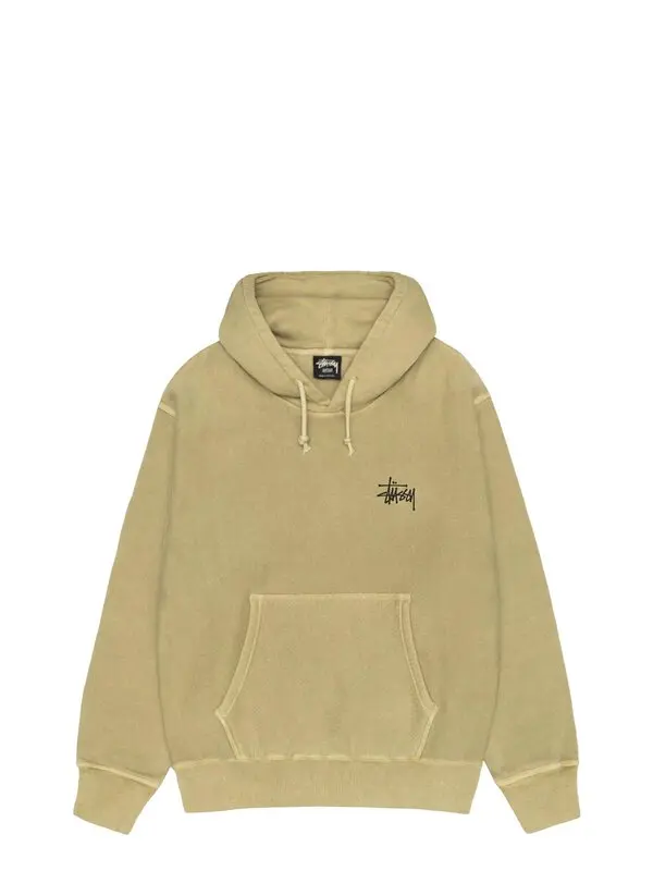 StÜssy Basic Pigment Dyed Hoodie - Green