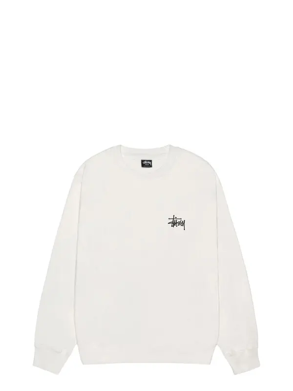 StÜssy Basic Crew - Cream