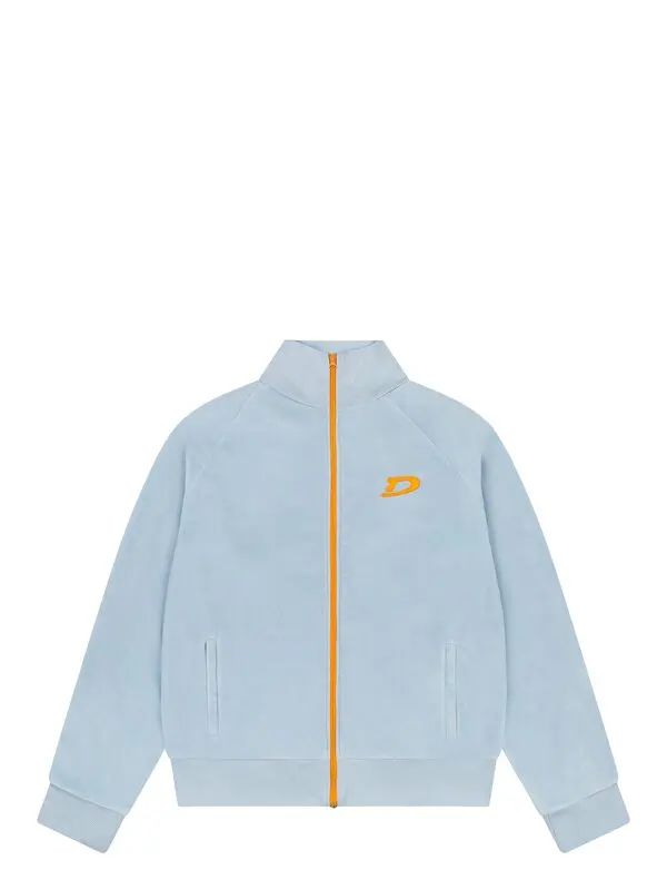 DENIM TEARS Velour Warmup Jacket - Blue