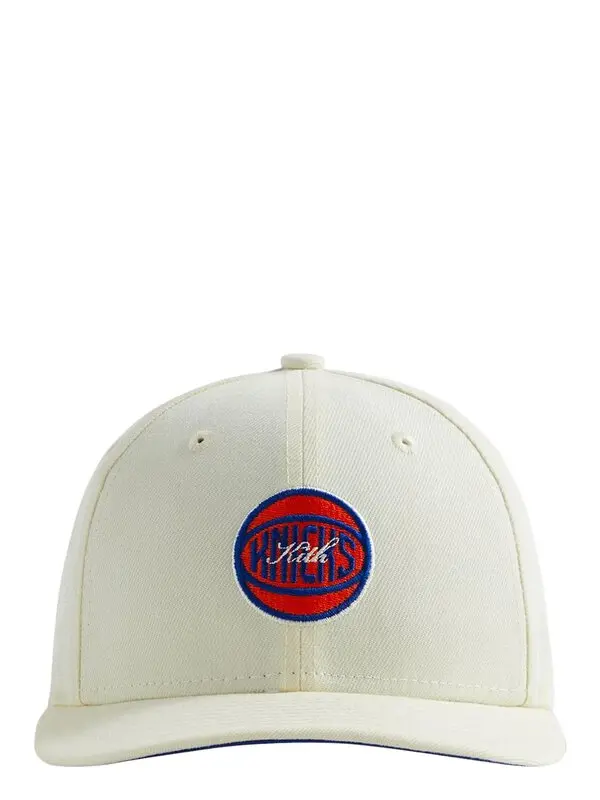 Kith X New Era New York Knicks 59fifty Fitted Hat - Cream