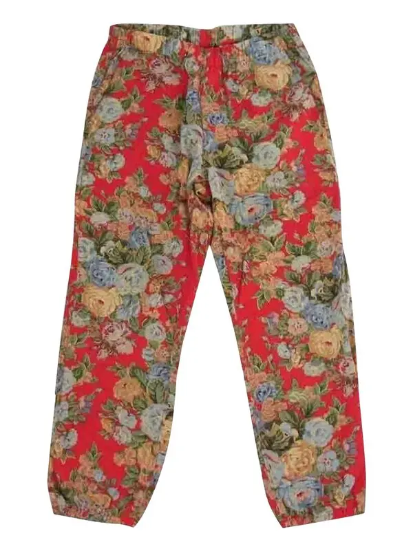 Supreme Floral Pants - Red