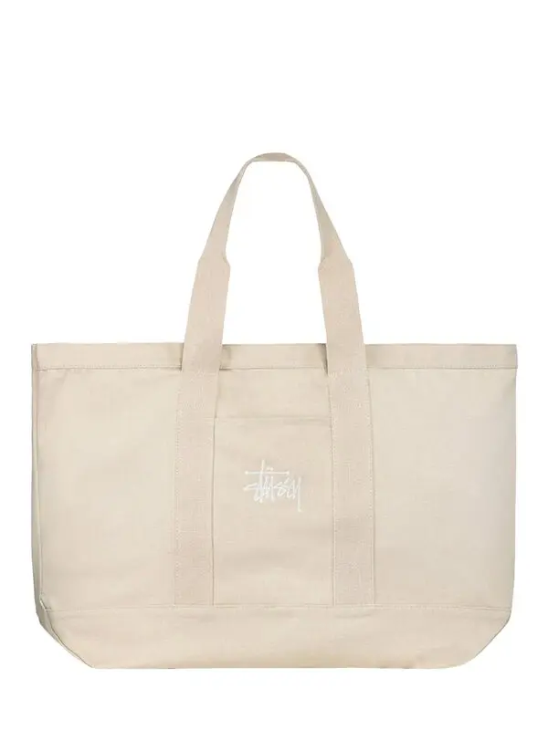 StÜssy Canvas Extra Large Tote Bag - Cream
