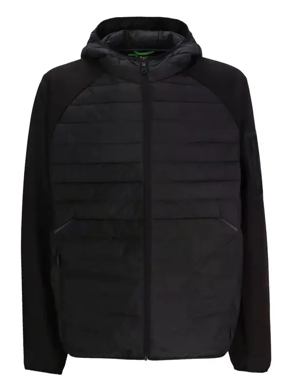 BOSS Padded Hooded Jacket - Black