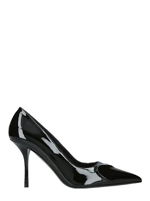 Alaïa Le Cœur 90 Patent Leather Pumps - Black