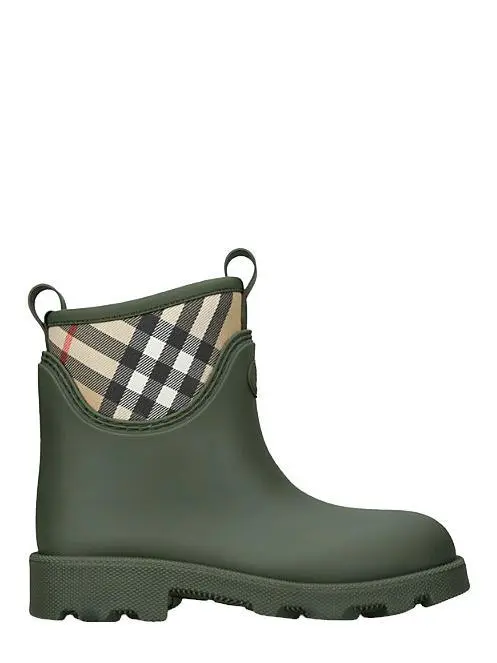 Burberry Marsh Stamp Low Boots - Dark Green