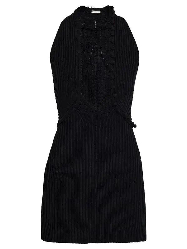 Cult Gaia Vivienne Knit Mini Dress - Black