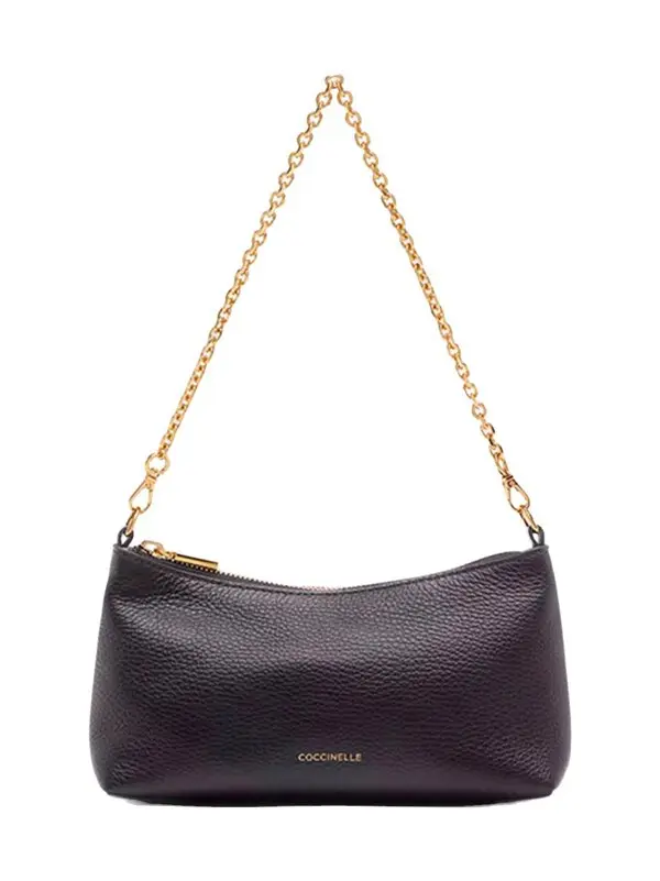 COCCINELLE Aura Chain-strap Leather Shoulder Bag - Purple