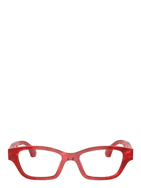 ALAIN MIKLI Geometric-framed Glasses - Red