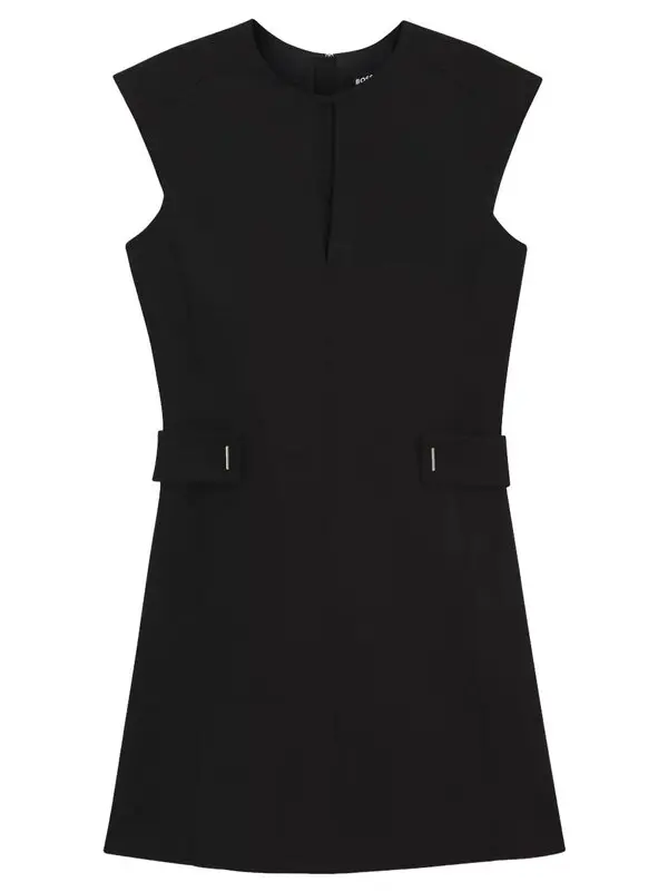 BOSS Keyhole Mini Dress - Black