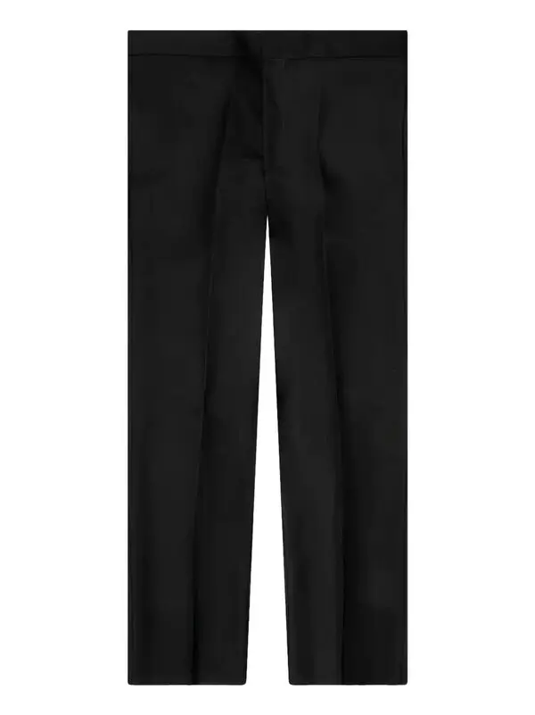 JIL SANDER Pleated Wool Trousers - Black