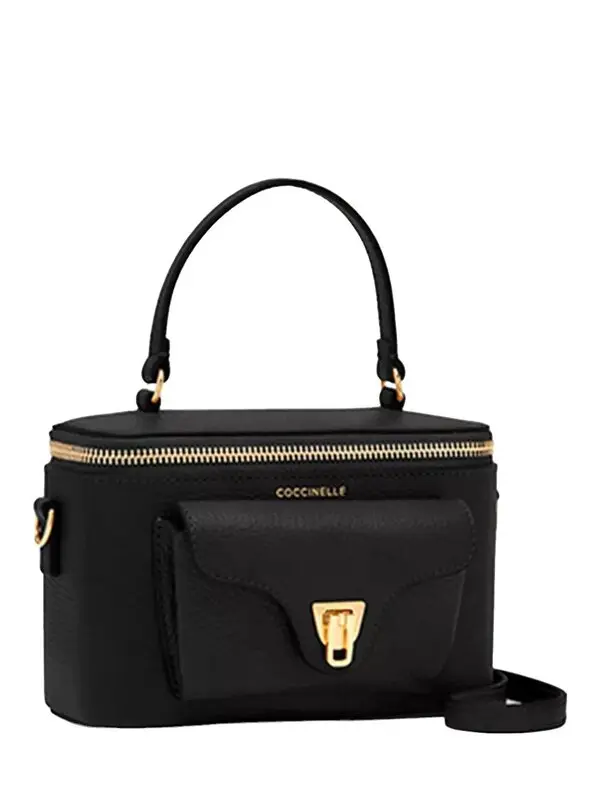 COCCINELLE Mini Zip-top Satchel - Black
