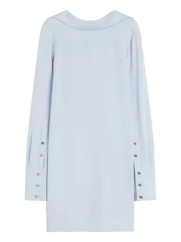 Max Mara Silk Crêpe De Chine Tunic - Sky Blue