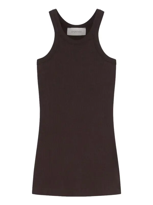 Max Mara Silk Blend Tank Top - Dark Bown