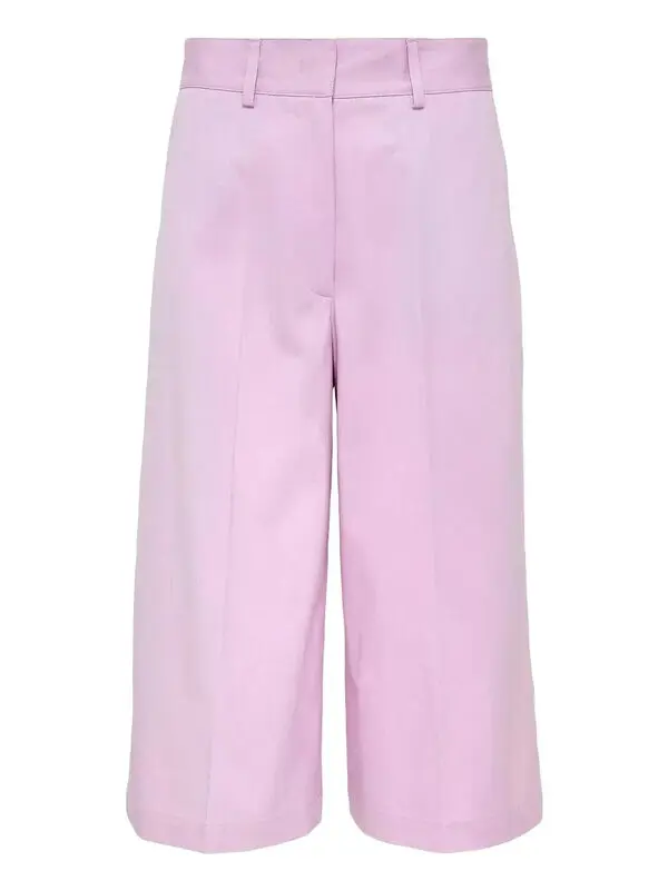 MSGM High-waisted Culottes - Pink