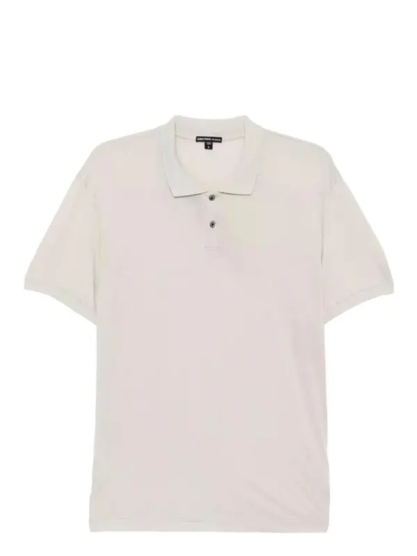 JAMES PERSE Lotus Jersey Polo Shirt - Neutrals