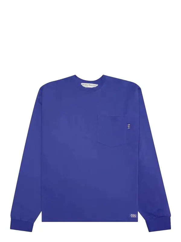 ADVISORY BOARD CRYSTALS Pocket Long-sleeve T-shirt - Blue