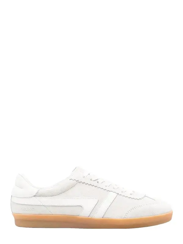 Closed Suede Leather Sneakers - Grey