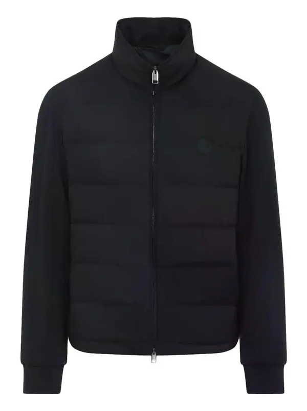 Brioni Quilted High-neck Jacket - Blue