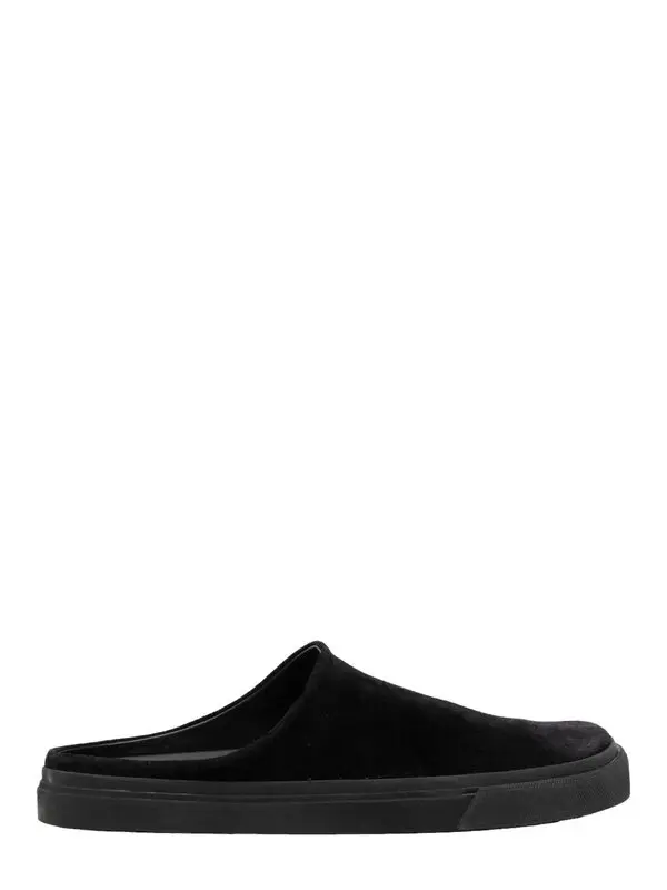 JAMES PERSE Suede Mules - Black